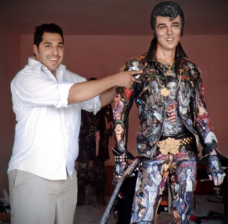 Immortalized in Sculpture from Elvis Presley - The Colombian tenor ...